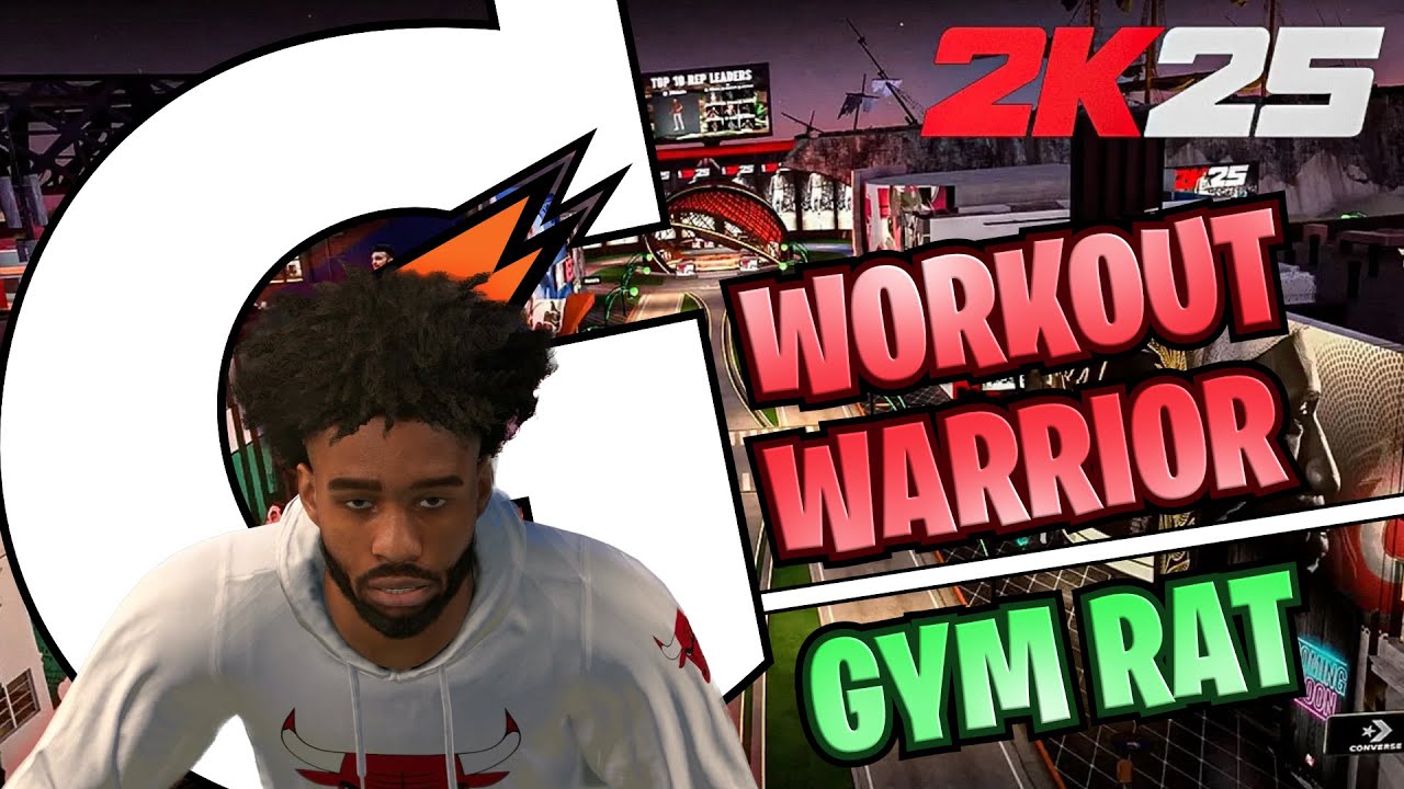 How to Get Workout Warrior Gym Rat Badge in NBA 2K25 - YouTube
