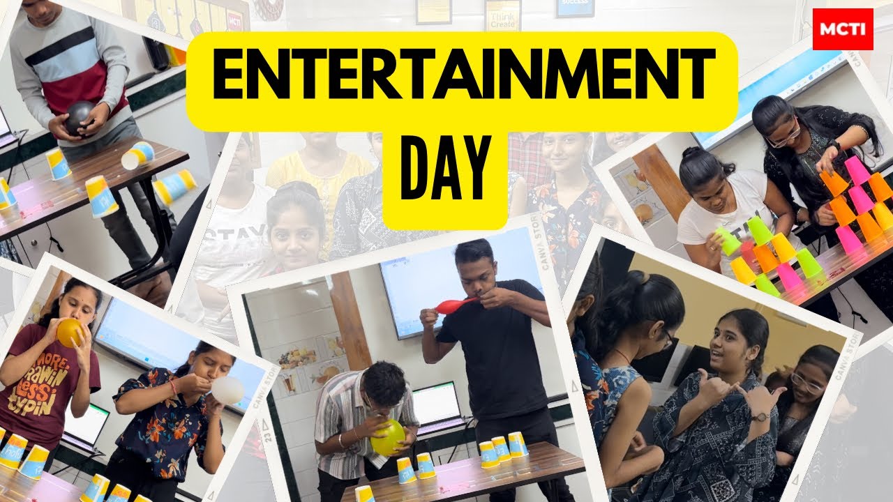 Entertainment Day🥳🤩 || July 2023 End Batch @mctinavimumbai - YouTube