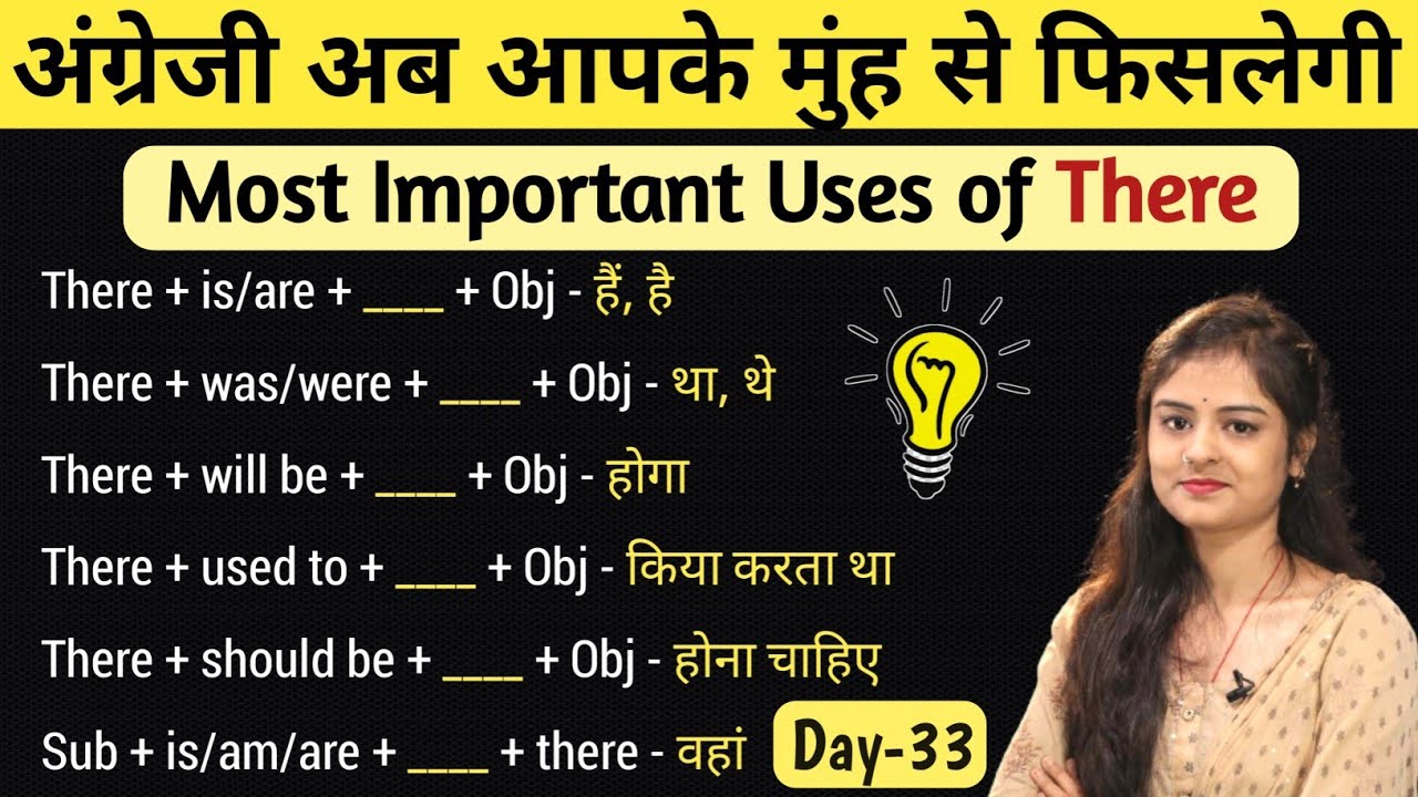 English Grammar | All Uses of There in Spoken English with Examples ...