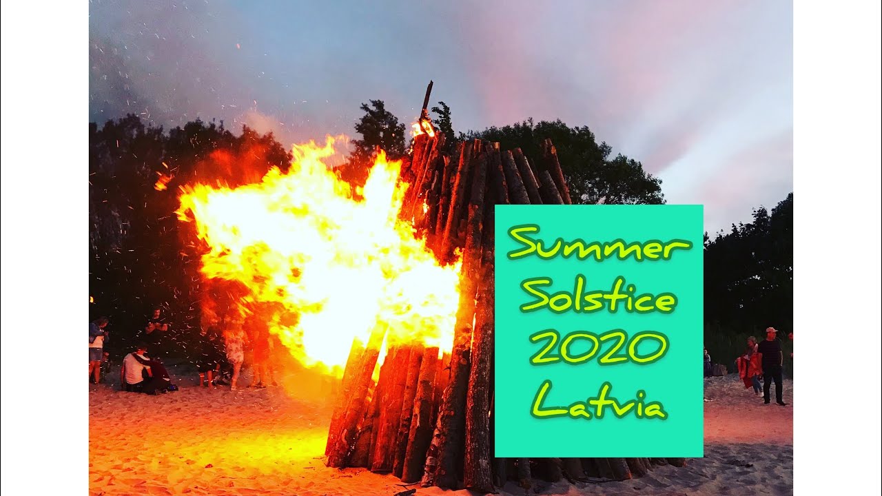 Summer solstice festival in Latvia 2020 - YouTube
