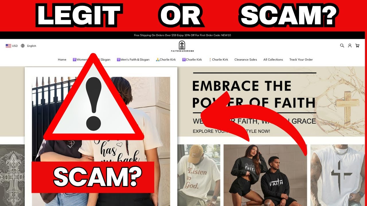 Faith Wardrobe Review - Faithwardrobe.com Charlie Kirk Scam - YouTube