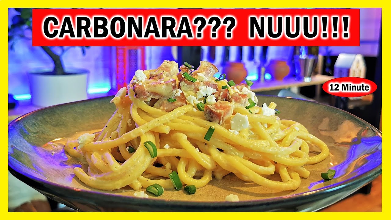🍝MACAROANE cu Branza de Oaie si Costita/Slanina Afumata- CARBONARA ...