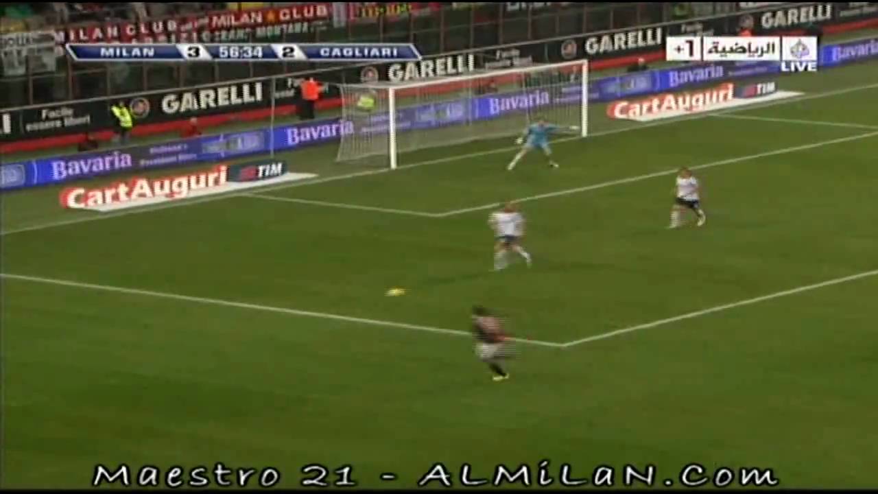 Highlights AC Milan [ 4-3 ] Cagliari - 22/11/2009 - YouTube