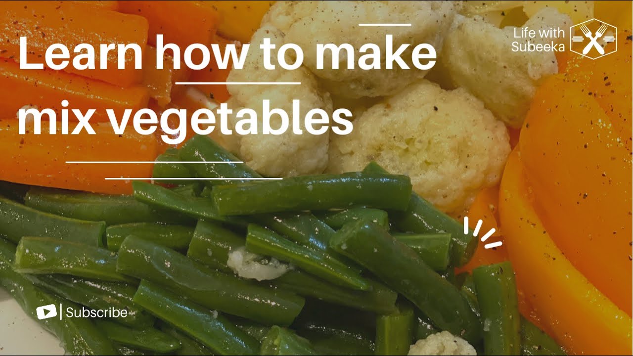 Mix vegetables recipe | Best vegetarian recipe | veg recipe - YouTube