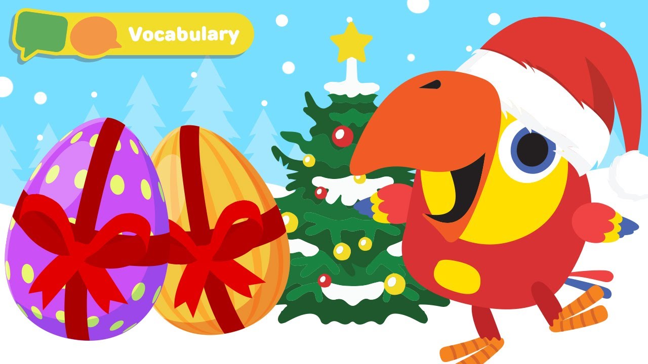 Christmas Time | Learn First Words w Larry The Bird -Animal Sounds ...