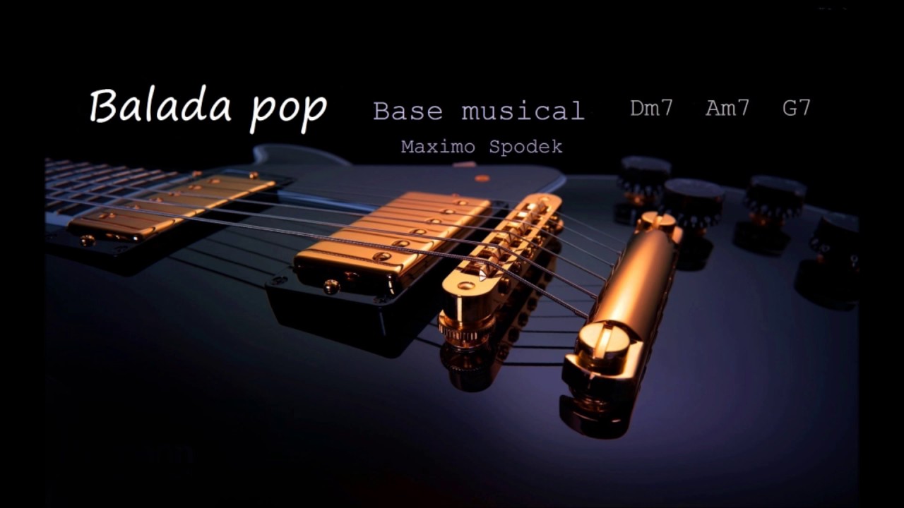 BASE MUSICAL DE BALADA POP EN D PARA PIANO, GUITARRA, FLAUTA, SAXO ...