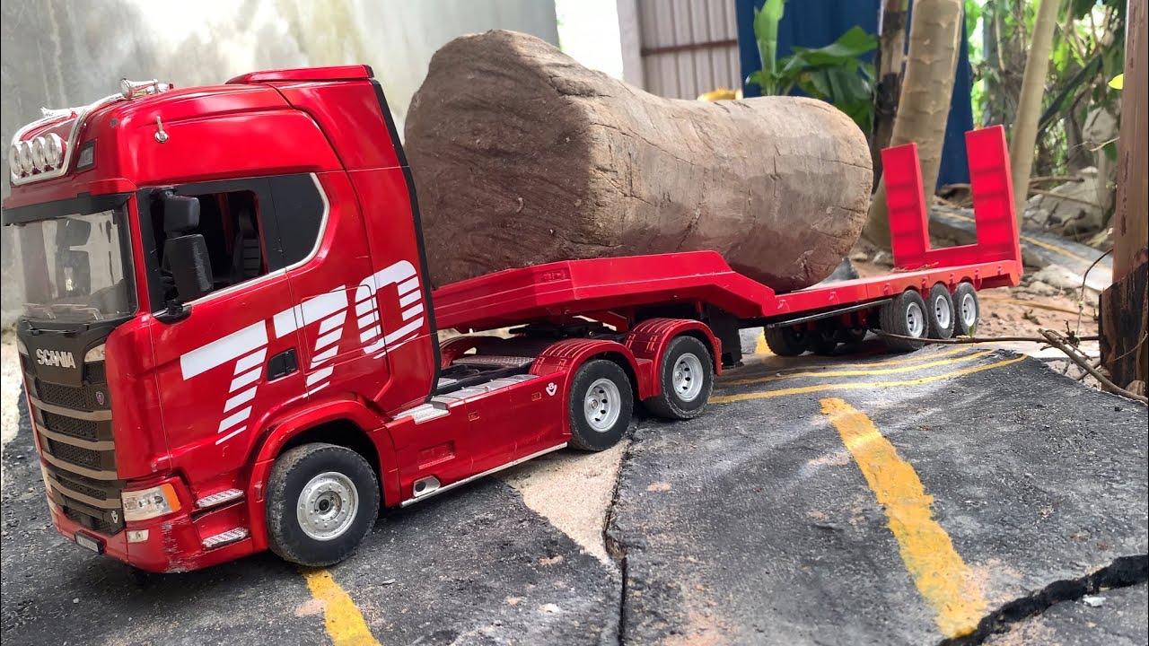 SUPER POWER SCANIA 770s WITH HEAVY LOAD - YouTube