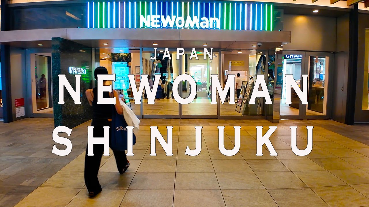 Newoman Shinjuku 4K Walking Tour (Tokyo Japan)- Tour with Captions ...