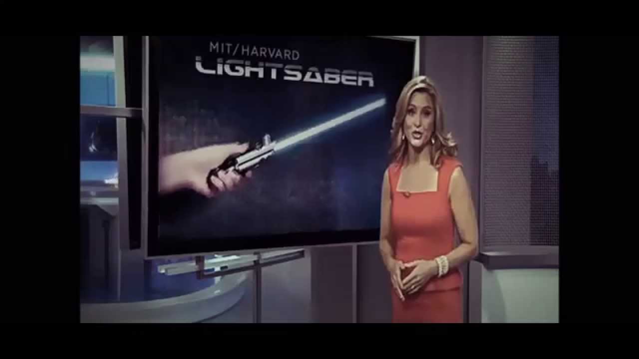 Real Lightsaber Technology - News Story - YouTube