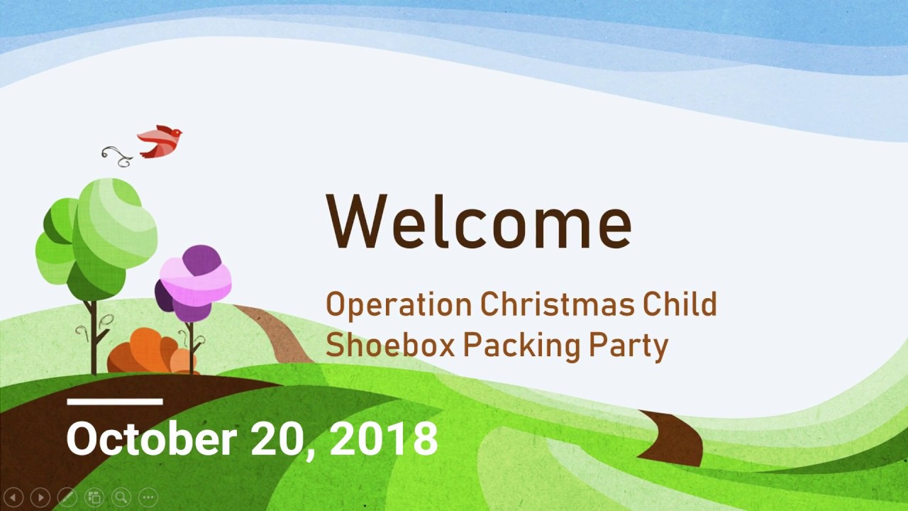 Operation Christmas Child Shoebox Packing Party 2018 - YouTube