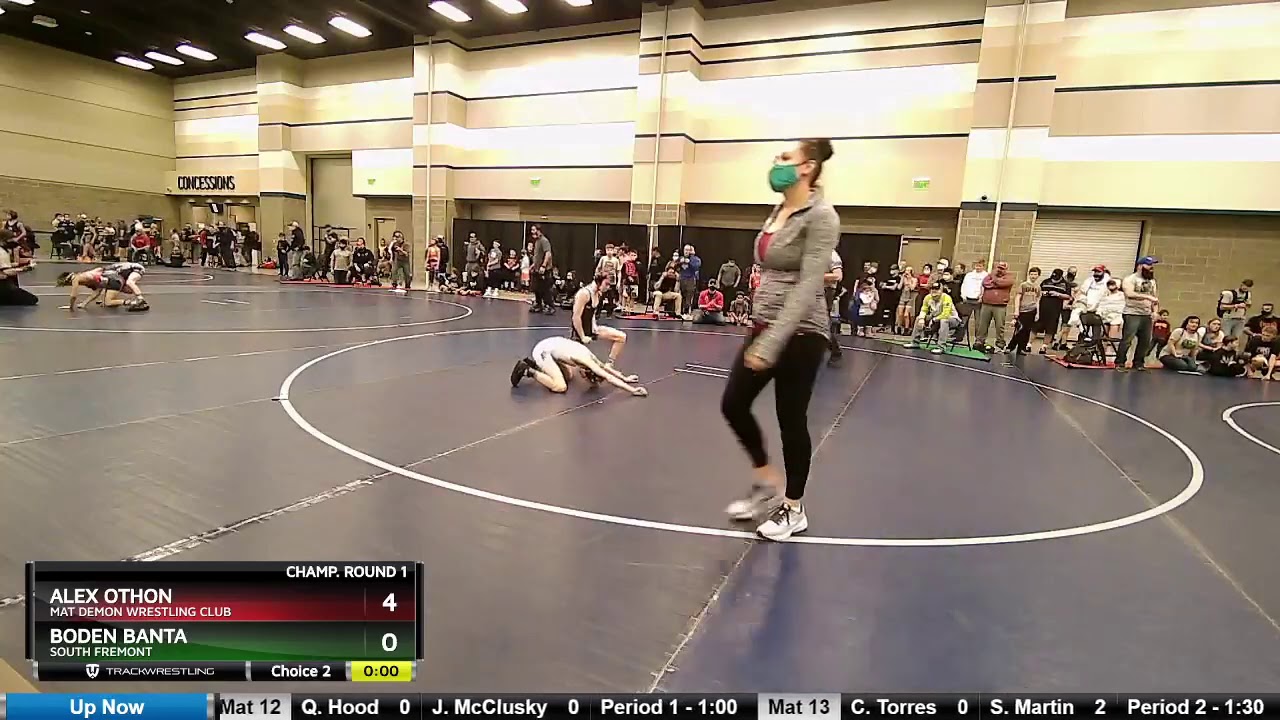 MS BOYS 83 Alex Othon Mat Demon Wrestling Club Vs Boden Banta South ...