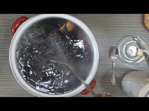 Reyhan kompotunun hazırlanması.Əsl yay kompotu🍸😋