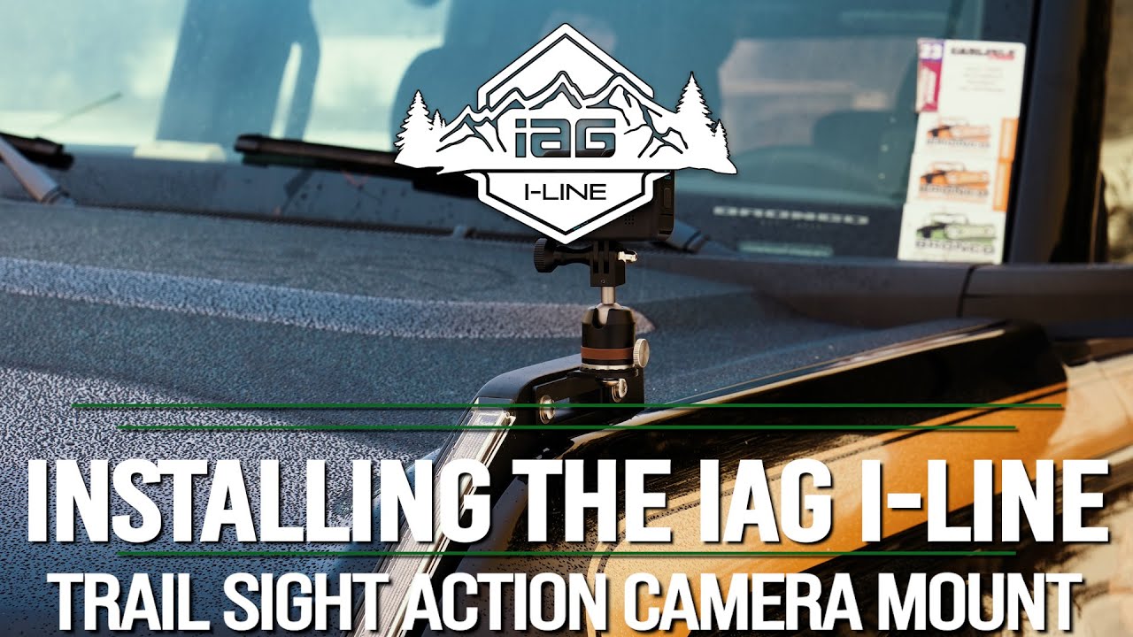 IAG I-Line Trail Sight Action Camera Mount For 2021+ Ford Bronco ...