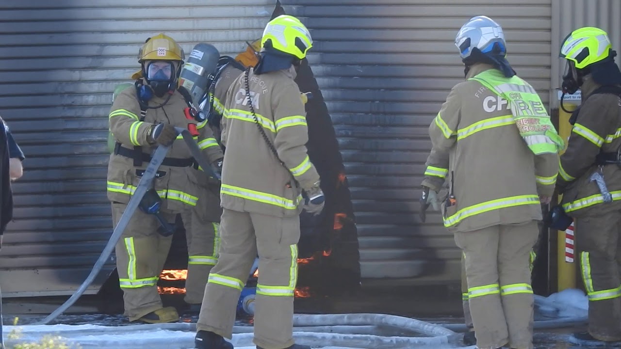 Building fire, Golden Square, Vic, Australia. 27 Sept 2019. building ...