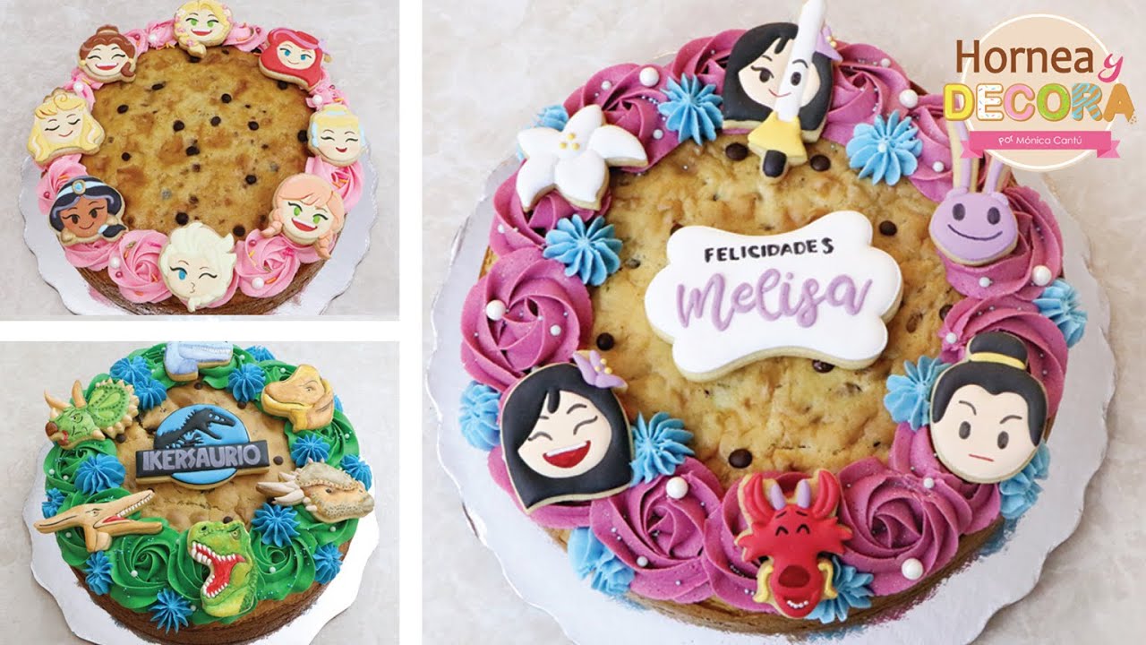 PASTEL estilo COOKIE CAKE / #141 - YouTube