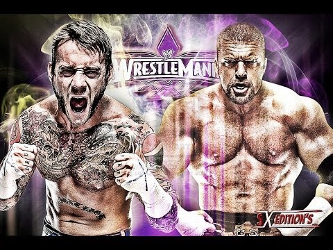 CM Punk vs Triple H Wrestlemania 30 Promo HD