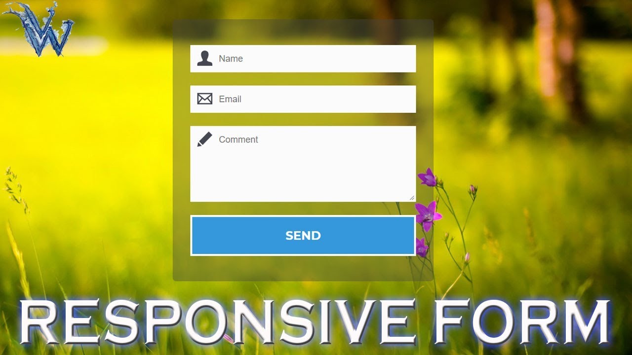 Flat responsive login form css - cool css designs - website layout ...
