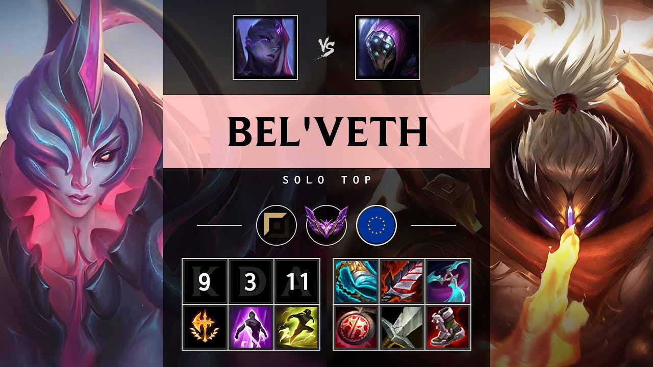 Bel'Veth Top vs Jax - EUW Master Patch 25.05 - YouTube