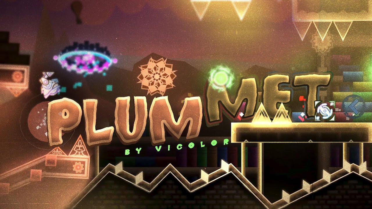 Plummet By Vicolor (Gold Demon) | Geometry Dash 2.1 - YouTube
