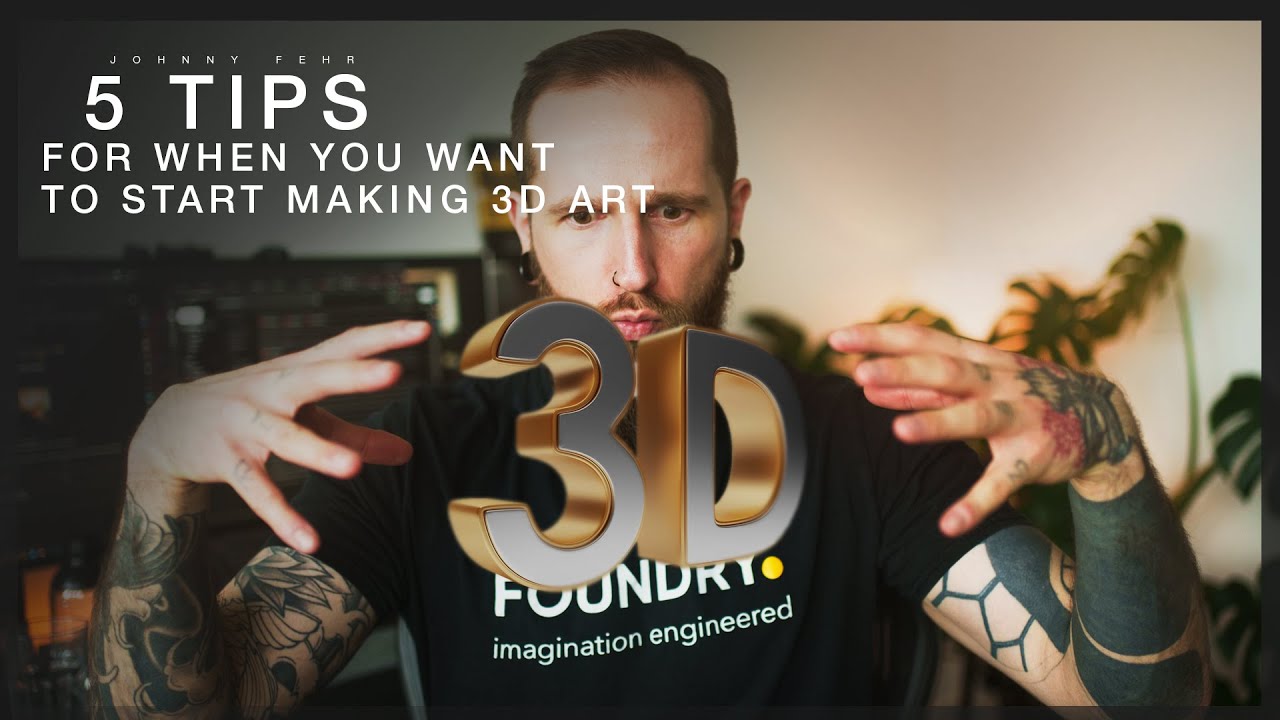 5 Tips for when you want to start making 3D Art - YouTube