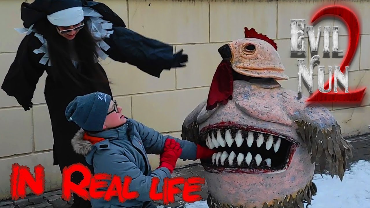 EVIL NUN 2 in Real life Встретил Монахиню и ее питомца в реальной жизни ...