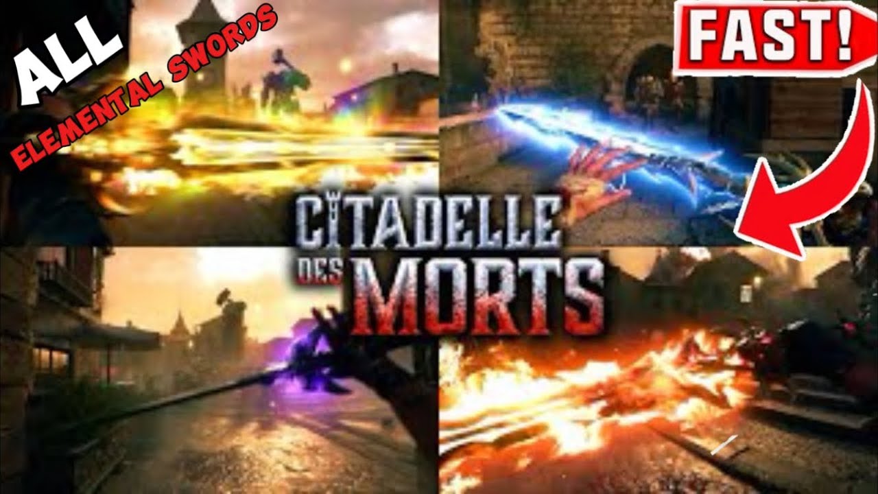 HOW TO BUILD ALL *ELEMENTAL SWORDS* ON BO6 (CITADEL DES MORTS) - YouTube