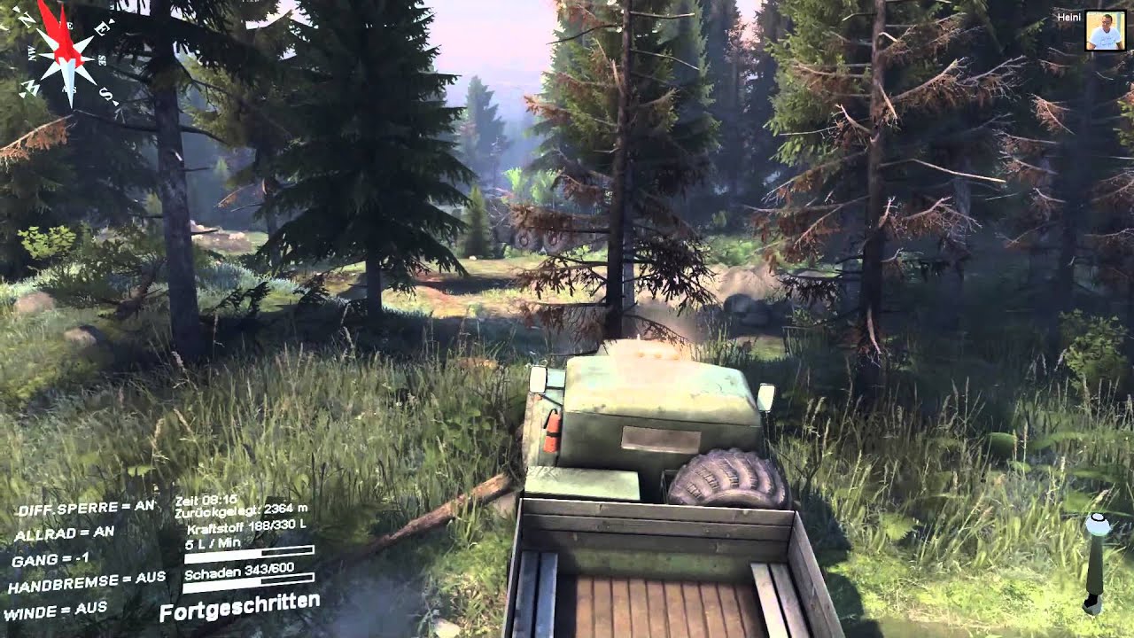 Folge 02 - Spintires - Let´s Play - Die ebene Map sehr gut spielbar ...