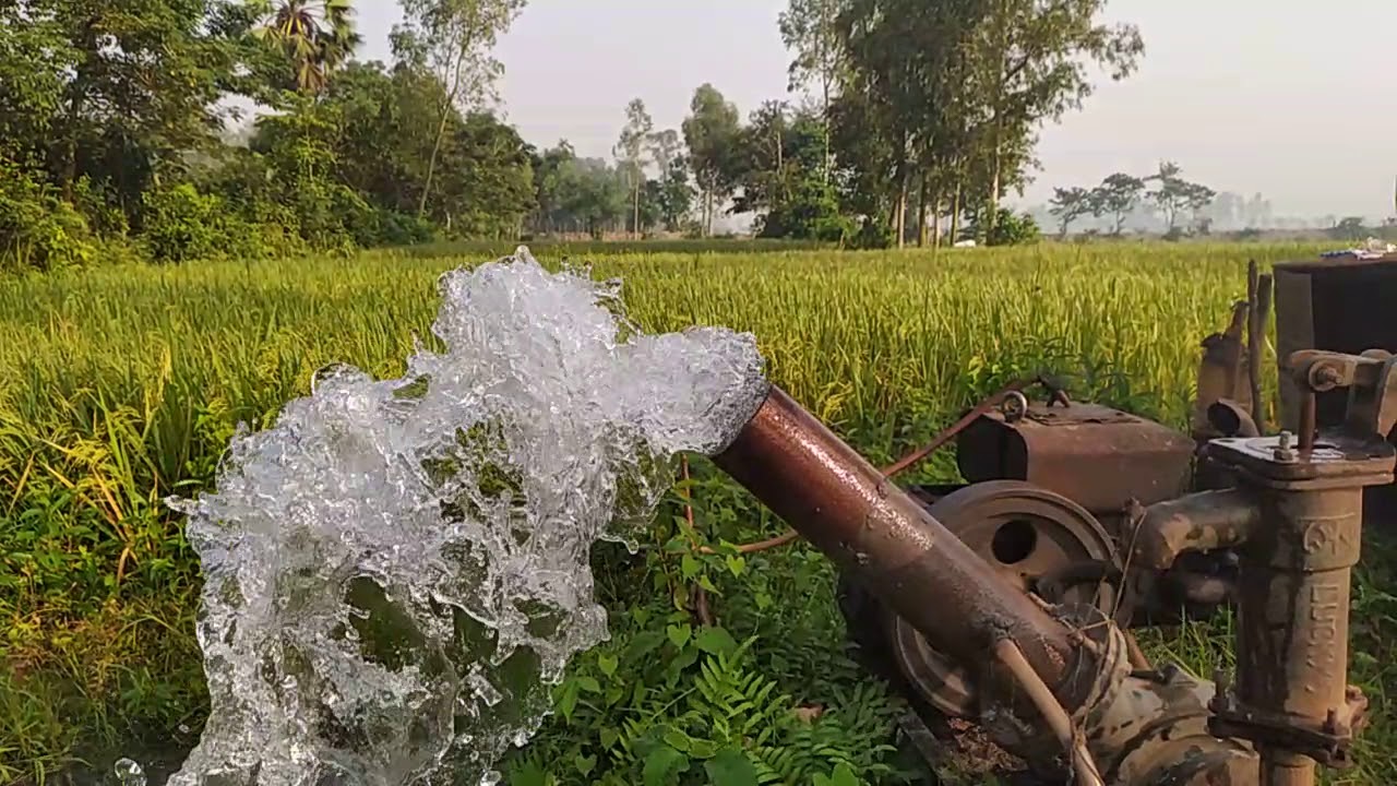 Old irrigation machine😍 - YouTube