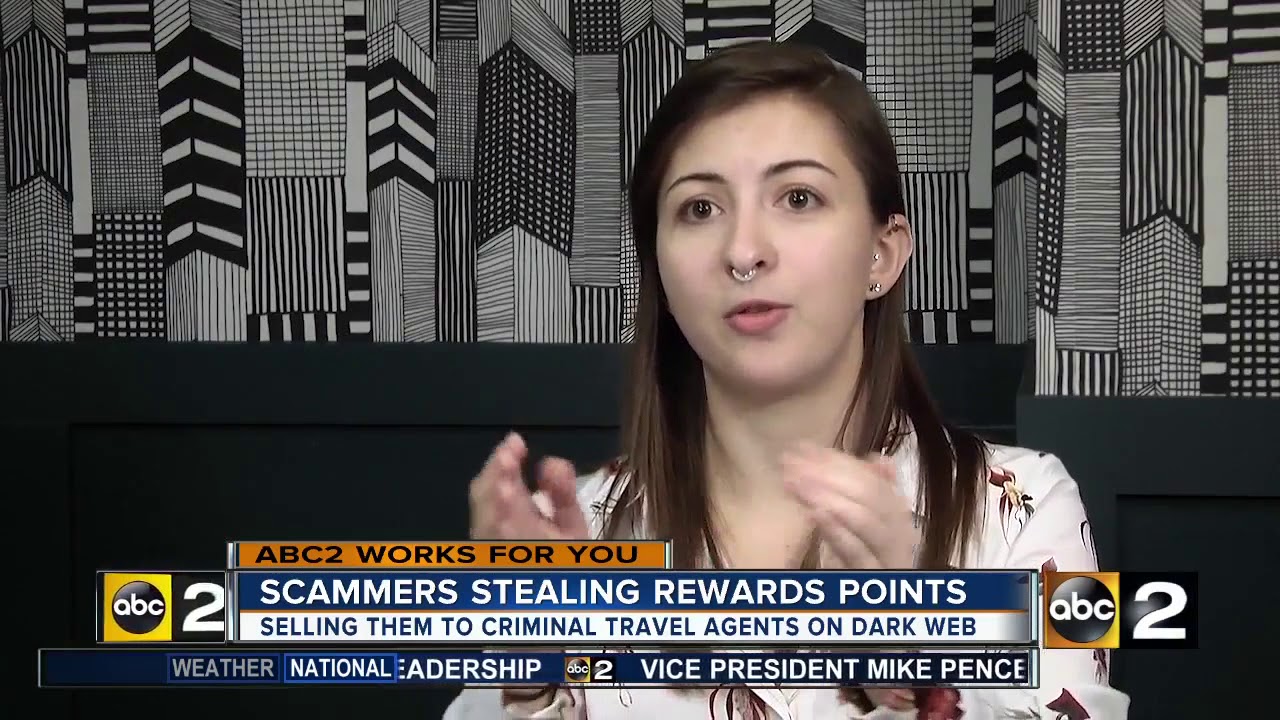 'Dark Web' scammers stealing travel rewards points - YouTube