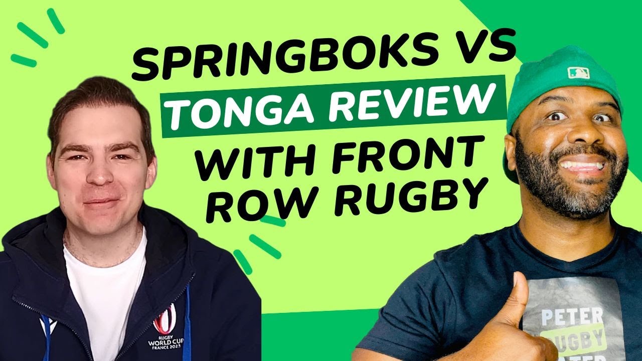 Springboks vs Tonga Review: RWC 2023 - YouTube