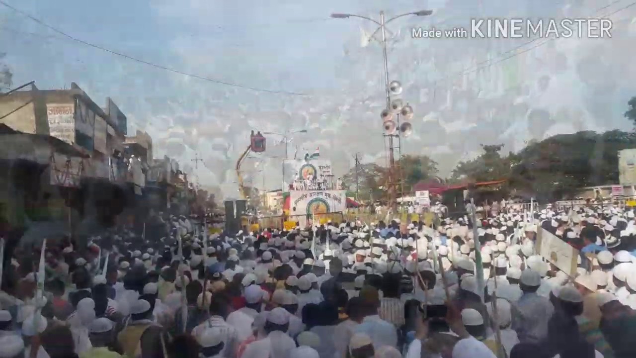 Muslim Mukh Morcha in Sillod. For Reservation 2016 - YouTube