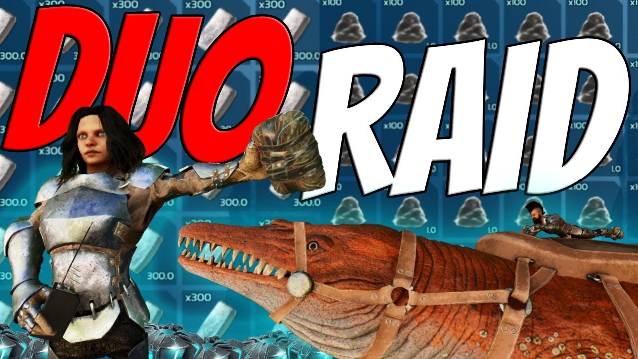 ARK Pro DUO Raid Toxic Tribes PEARL CAVE For Profit - YouTube