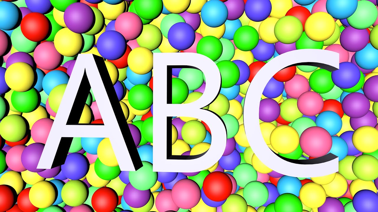 F | Learn Colors with ABC color balls - YouTube