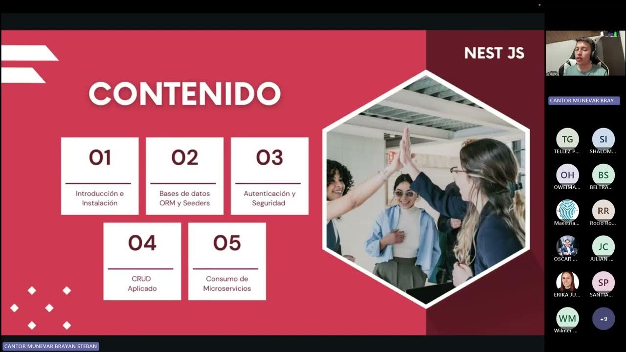 Sesión 1 TALLER DE PROGRAMACIÓN NEST JS Y SERVICIOS DE BACKEND - YouTube