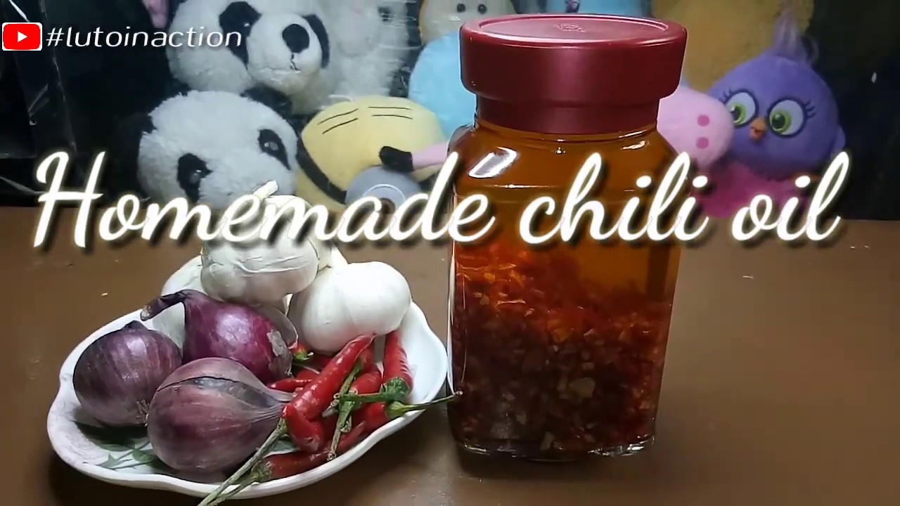 Chili oil | chili garlic for siomai | garlic sauce how to make chili ...