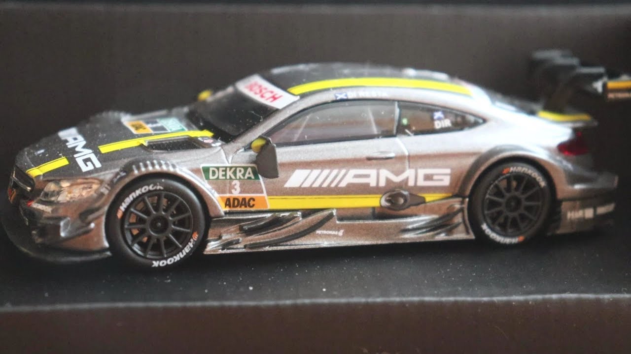 UNBOXING TOYS Mercedes AMG C63 SERIES DTM SCALE MODEL 1:43 - YouTube