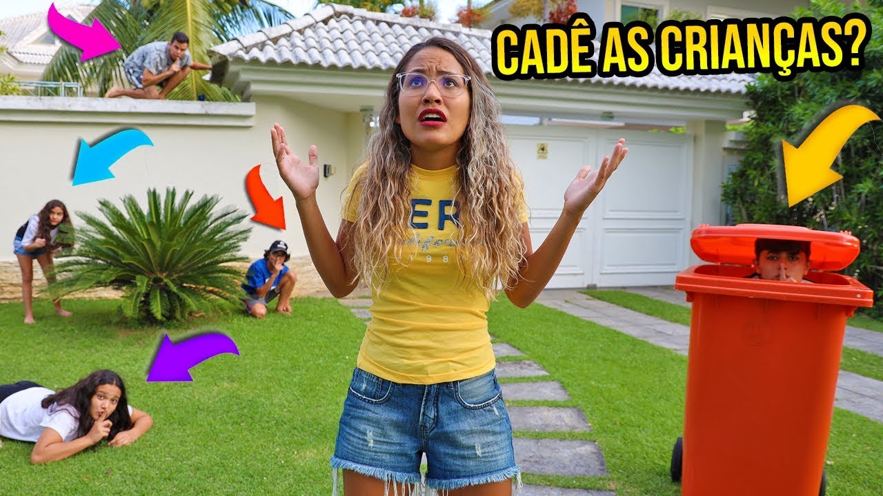 PIQUE ESCONDE NA MANSÃO COM AS CRIANÇAS! (QUEM É MELHOR?) - YouTube