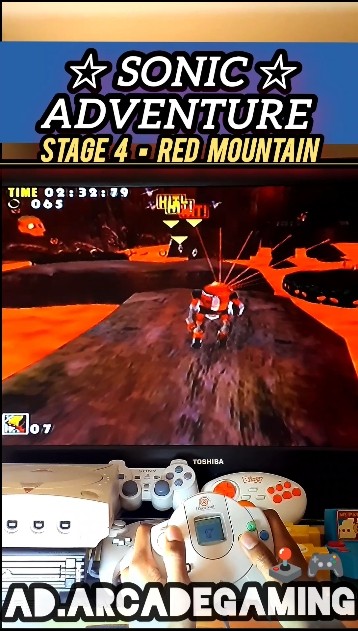 Sonic Adventure 1 ☆ Red Mountain E-102 Gamma Follows E-104 To Stage 4 ...