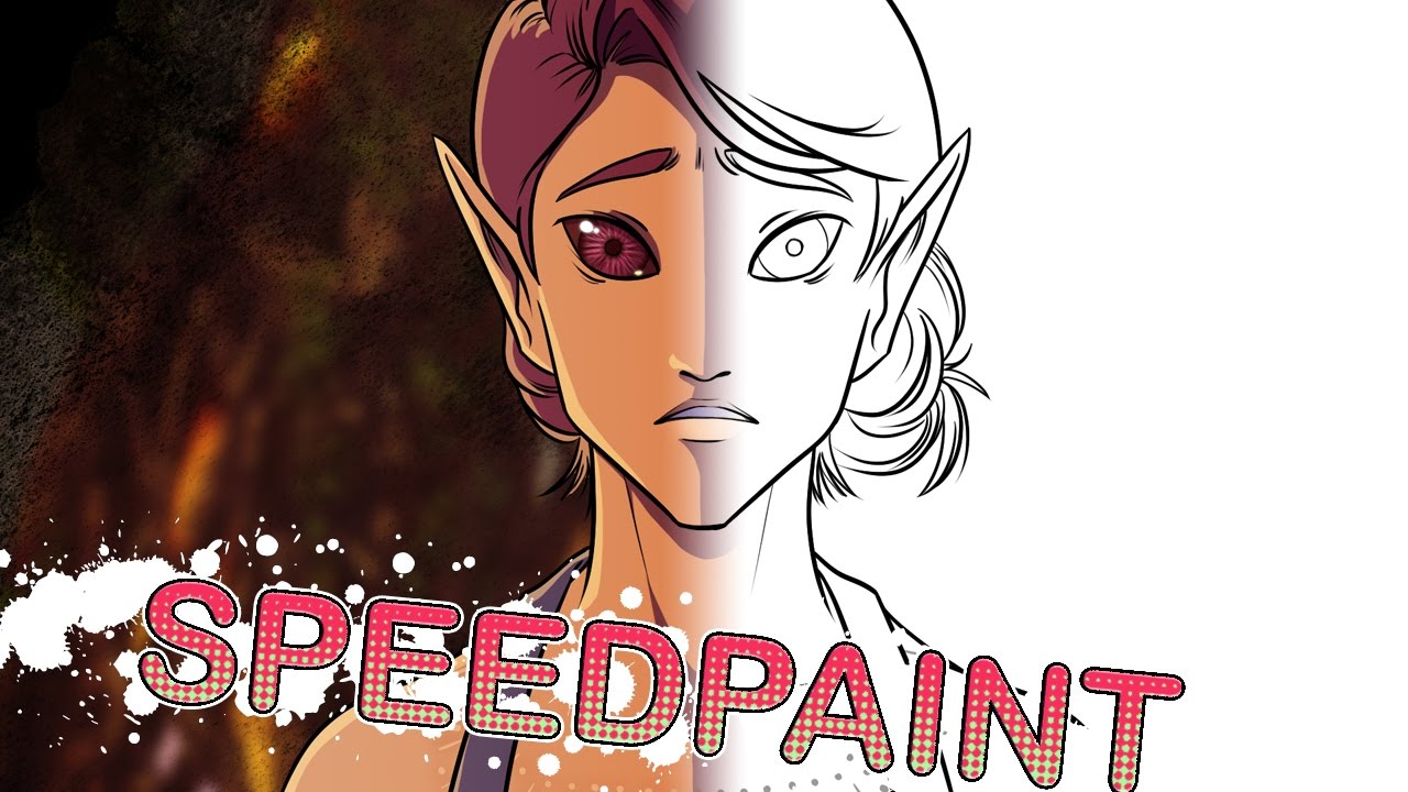 Speedpaint: Sylara and the Moonlit Path - YouTube