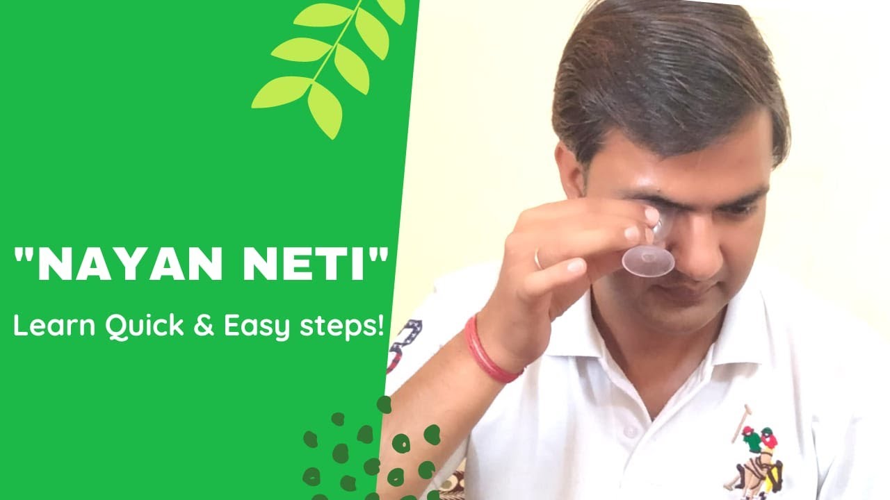 Nayan Neti | Best way to clean eyes | Nain Neti | Eye Cleansing ...