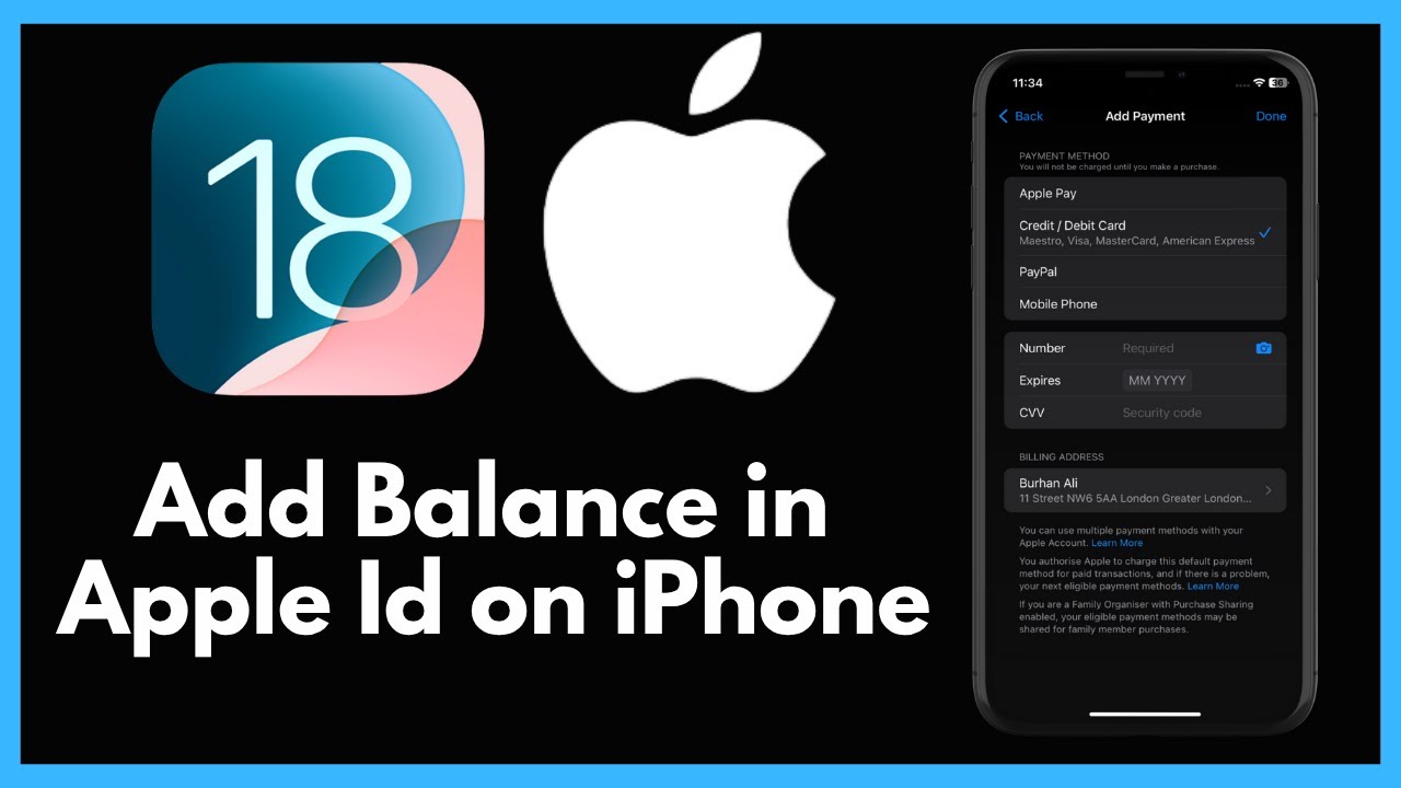 How to Add Balance in Apple ID on iPhone (iOS 18) - YouTube