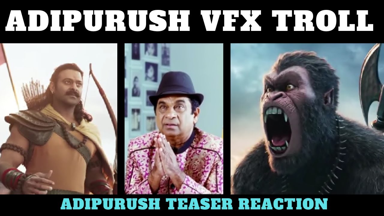 Adipurush Teaser troll | Adipurush Teaser Telugu | Adipurush VFX troll ...