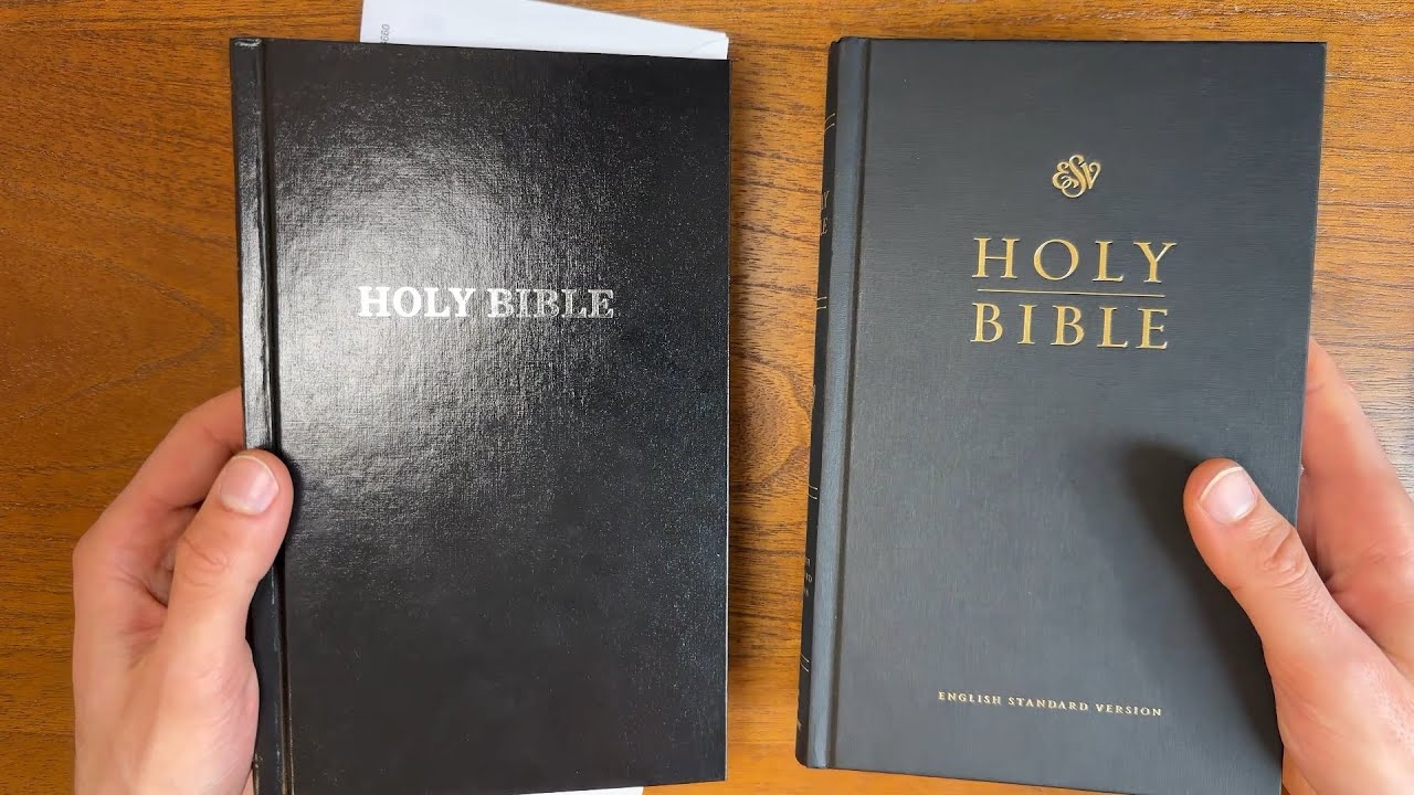 Comparing the Best Selling Bibles on Amazon (KJV vs ESV) - YouTube