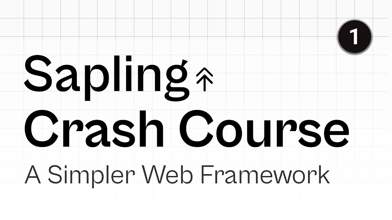 Sapling Crash Course #1 - Creating a new Sapling project - YouTube