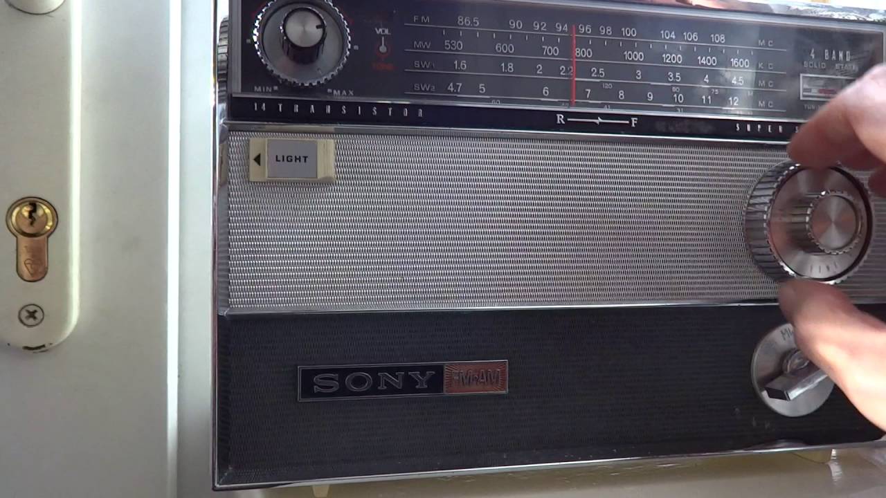 SONY TFM-1000W Sound Demo 1960s Radio PART 2 - YouTube