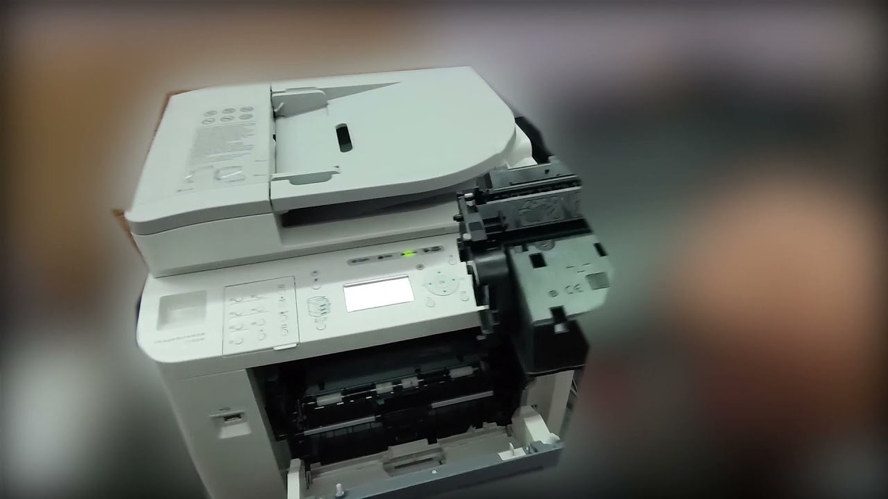 Canon 1133 Replacing Toner Cartridges - YouTube