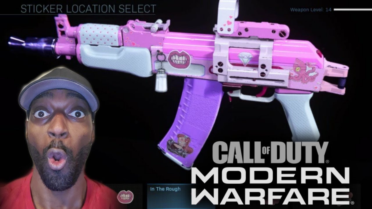 **NEW PINK TRACKER** M4 & P90 GUN | CALL OF DUTY MODERN WARFARE LIVE ...