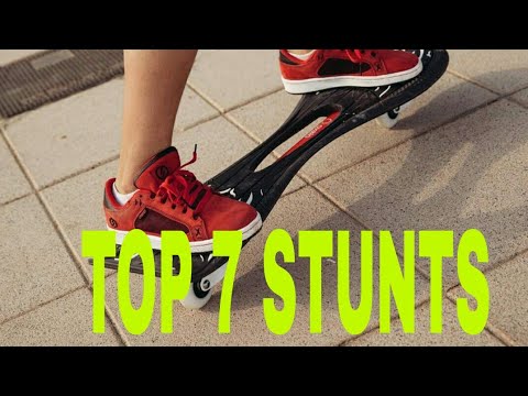 WAVE BOARD STUNTS AND TRICKS and ripstick - YouTube