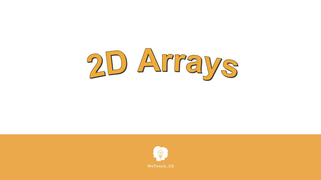 2D Arrays YouTube 2d-arrays-youtube