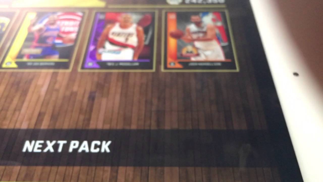NBA Pack Opening Challenge 1 - YouTube